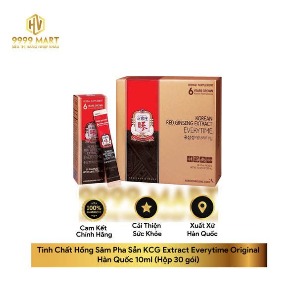 Tinh Chất Hồng Sâm Pha Sẵn KCG Extract Everytime Original Hàn Quốc 10m ...