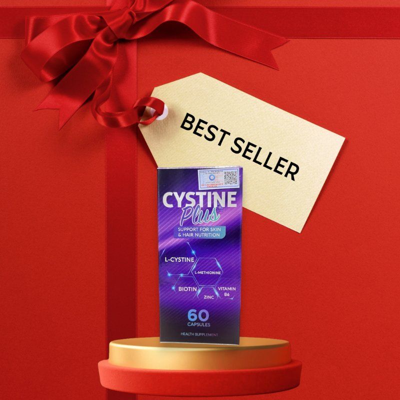 CYSTINE PLUS / VIÊN UỐNG ĐẸP DA, NGĂN RỤNG TÓC VÀ GIẢM SẮC TỐ– Braind