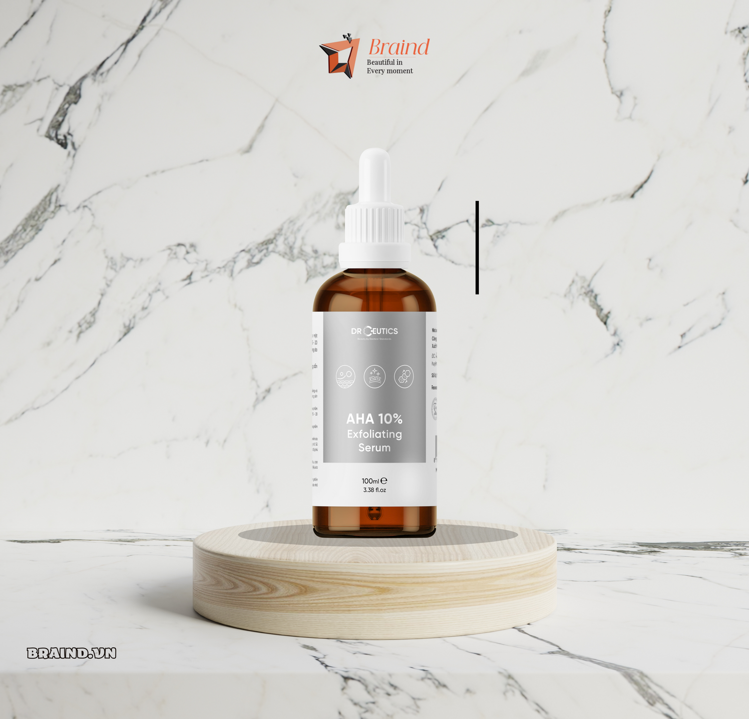 AHA 10_ EXFOLIATING SERUM– Braind