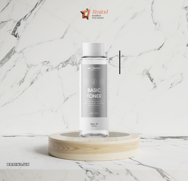 DRCEUTICS Basic Toner Cấp Ẩm Cho Da Dầu (200ml)– Braind