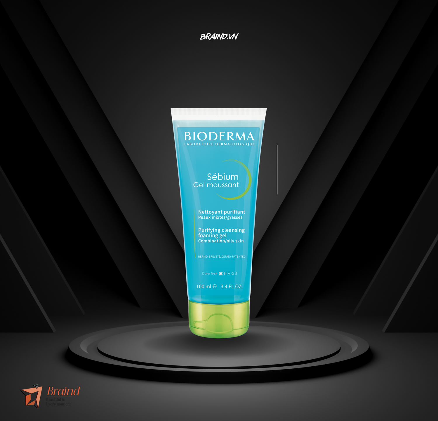 bioderma sebium gel moussant 100ml– Braind