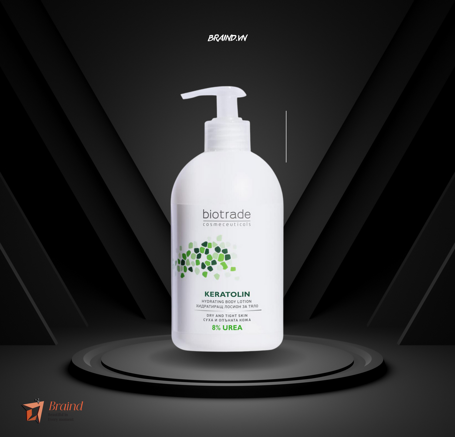 Biotrade Keratolin Body Hydrating Lotion 8% Urea– Braind