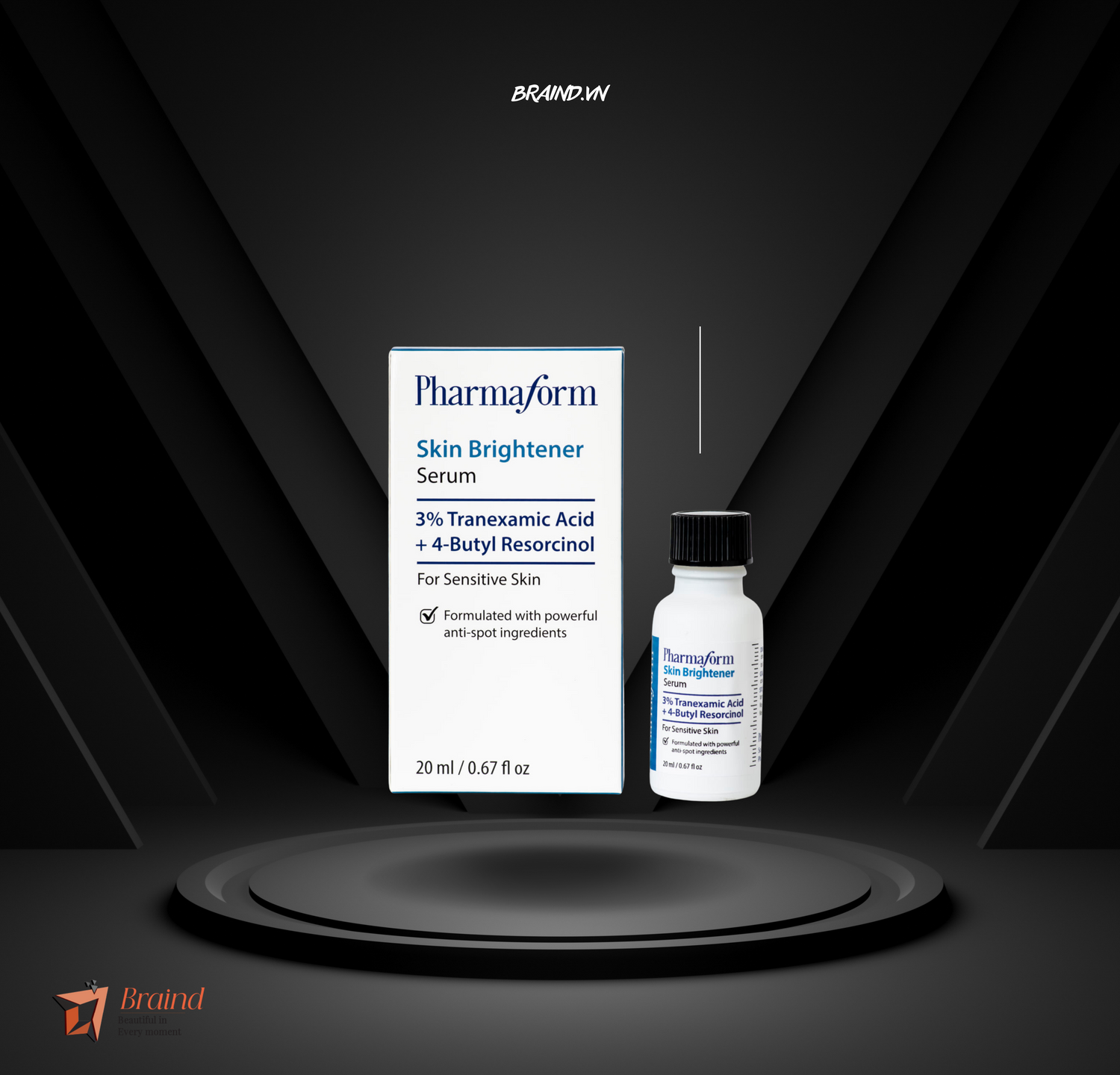 Serum Trắng Da, Giảm Thâm Mụn Và Thâm Nám Pharmaform Skin Brightener 2 ...