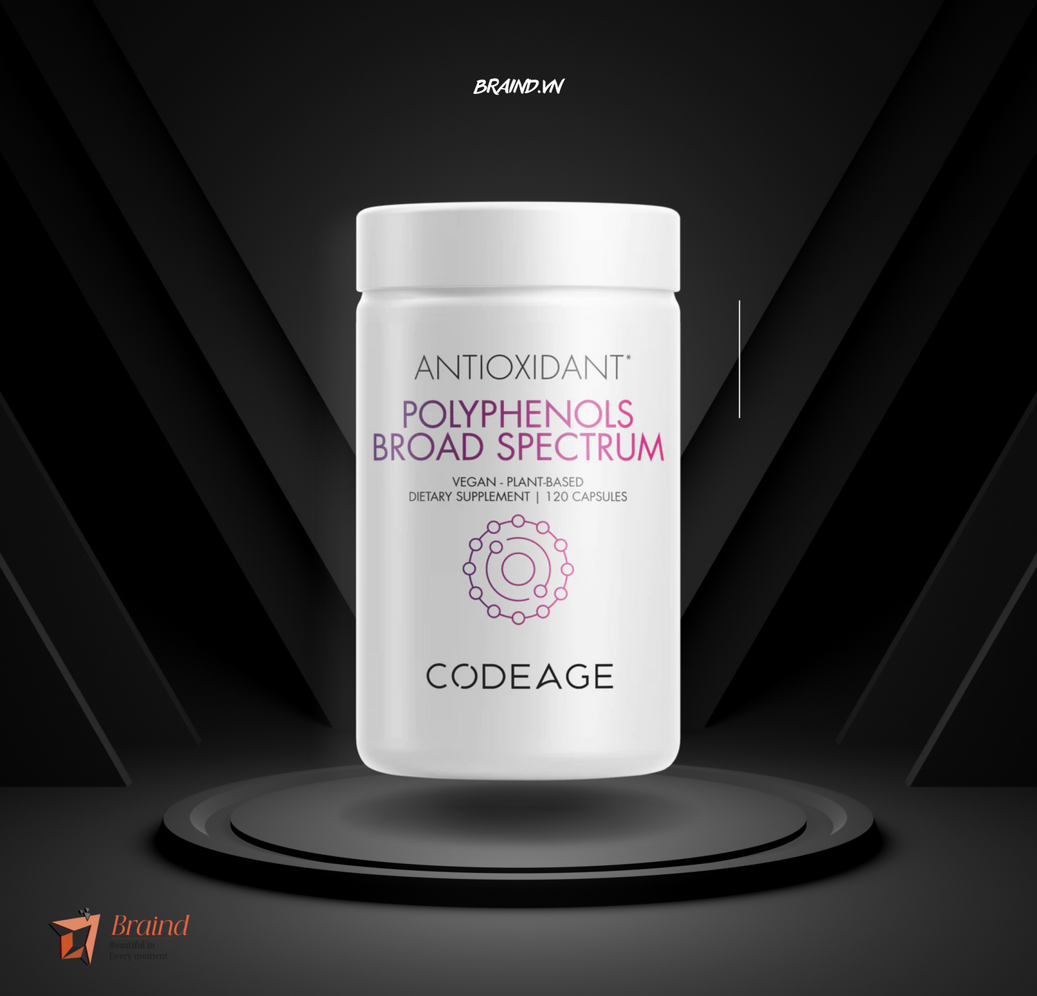 Codeage TPBVSK POLYPHENOLS BROAD SPECTRUM– Braind
