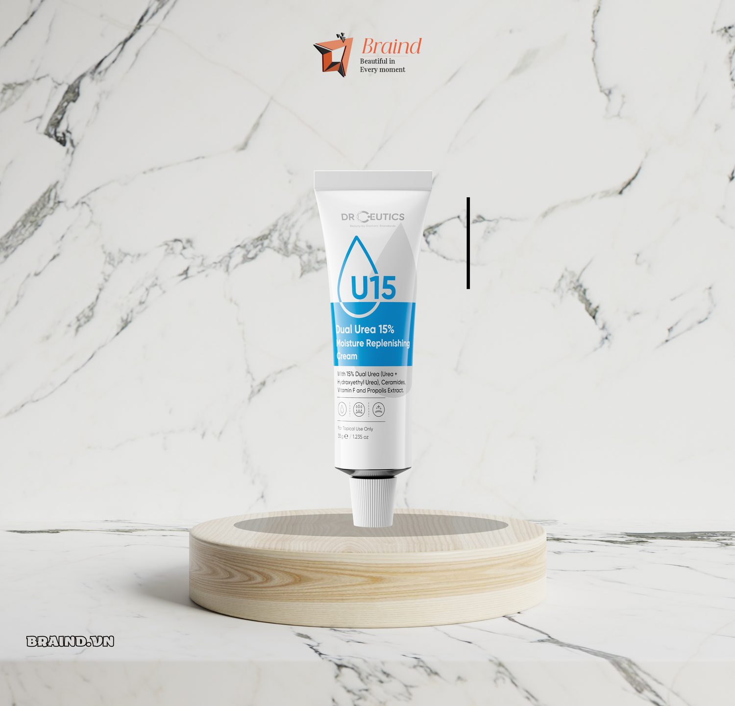 DUAL UREA 15_ MOISTURE REPLENISHING CREAM– Braind