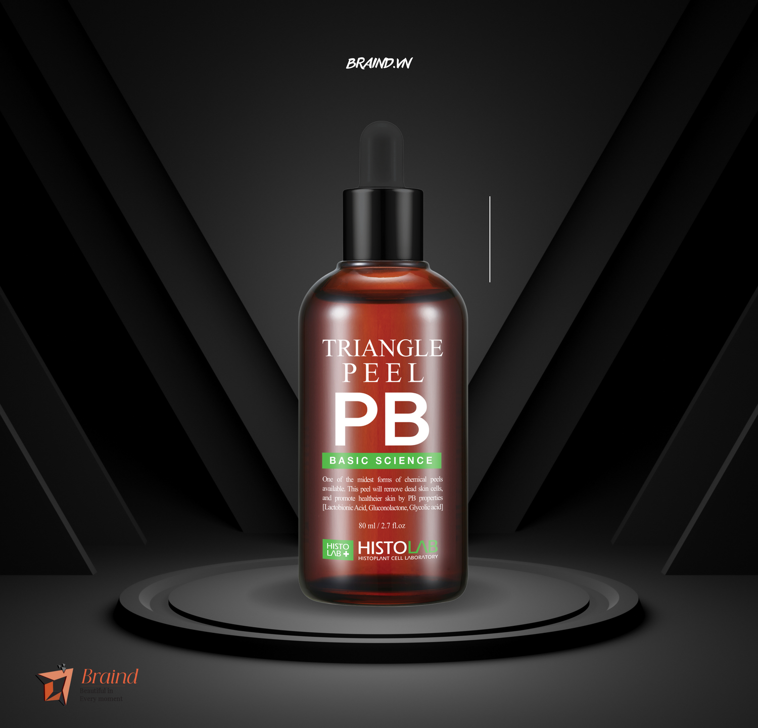 DUNG DỊCH TẨY TẾ BÀO CHẾT CHO DA DẦU MỤN HISTOLAB TRIANGLE PEEL PB 80m– Braind