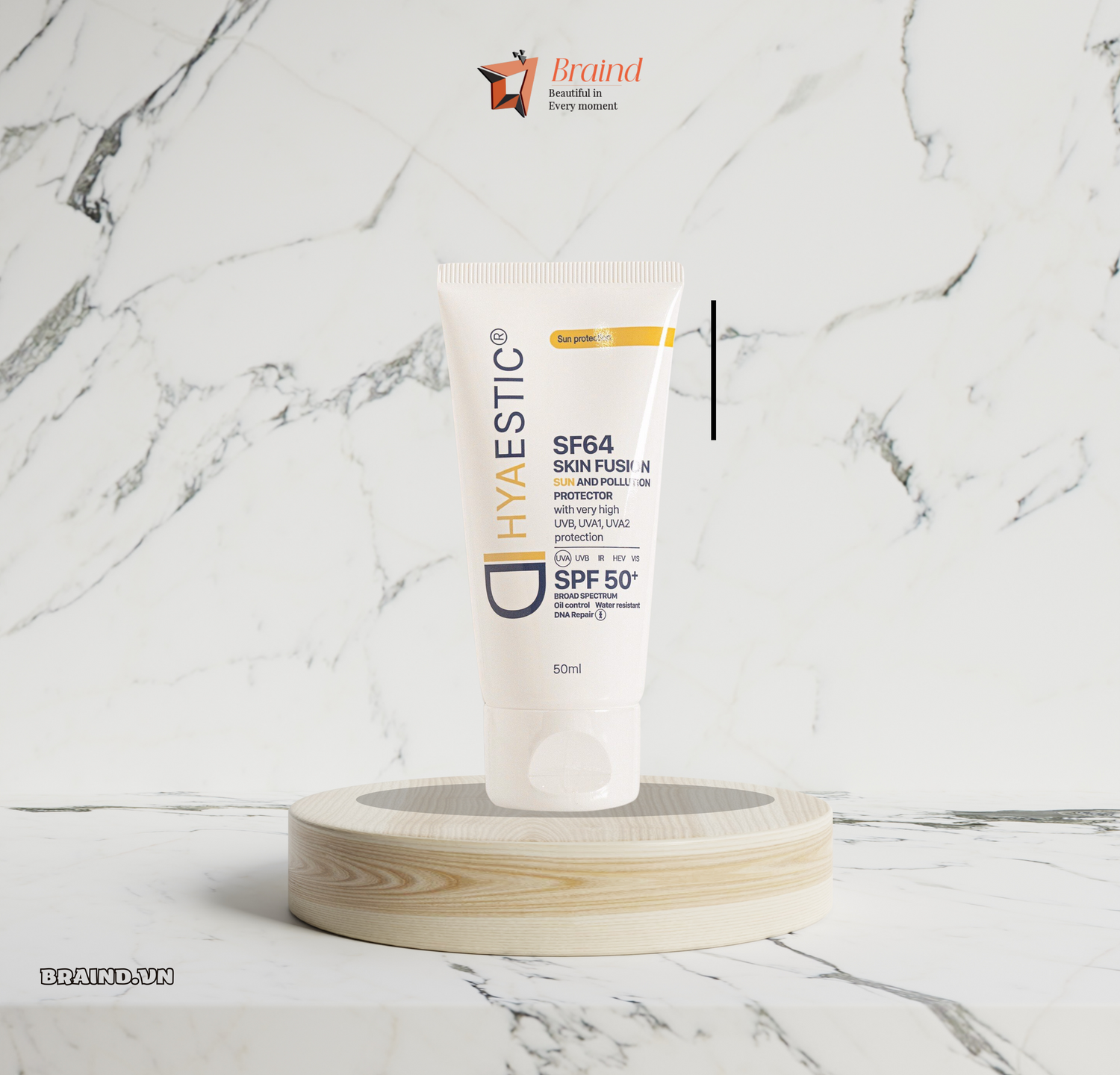 KCN bảo vệ tối đa Hyaestic Skin Fusion SF64 Sun And Pollution Prote– Braind
