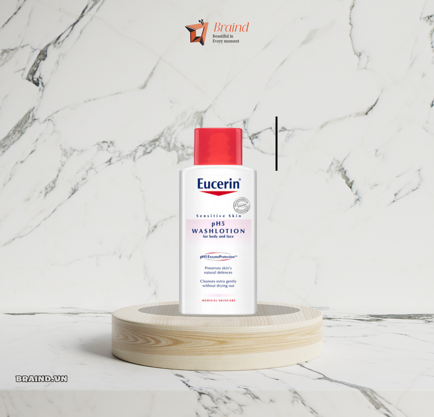 eucerin ph5 washlotion for body and face– Braind