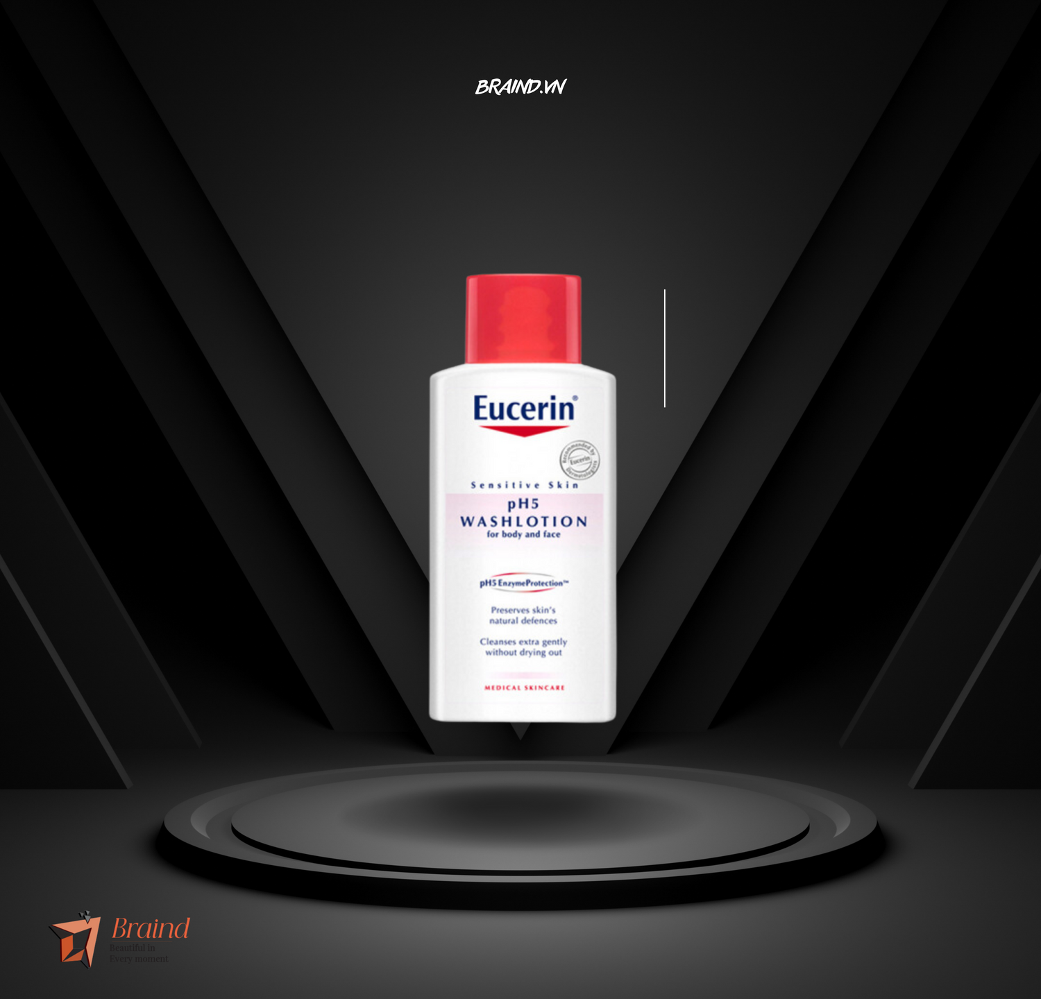 eucerin ph5 washlotion for body and face– Braind