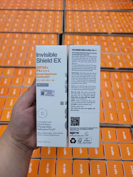 Kem Chống Nắng EPI-RX Invisible Shield EX SPF50+ PA++++ 40ml– Braind