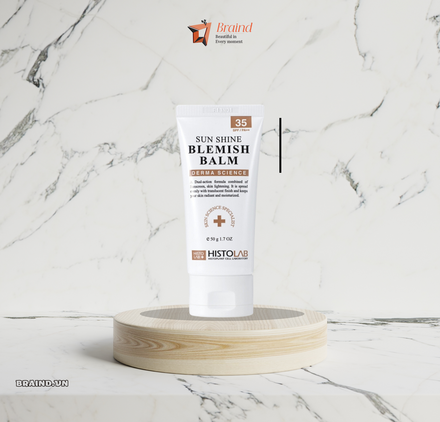 KEM CHỐNG NẮNG BB CREAM HISTOLAB 50G– Braind