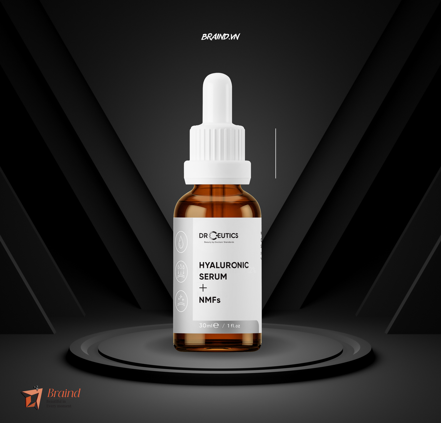 Serum Drceutics Hyaluronic Acid + NMFs 30ml– Braind