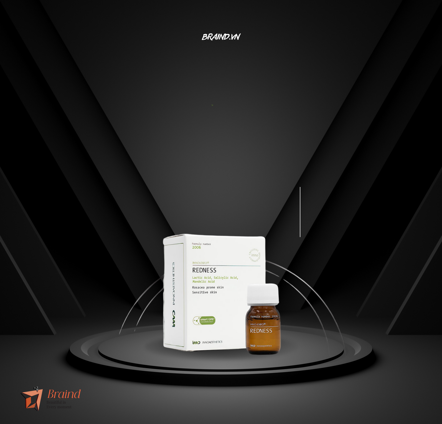 INNOAESTHETICS REDNESS / HOẠT CHẤT TÁI TẠO, THAY MỚI LÀN DA, DÀNH CHO ...