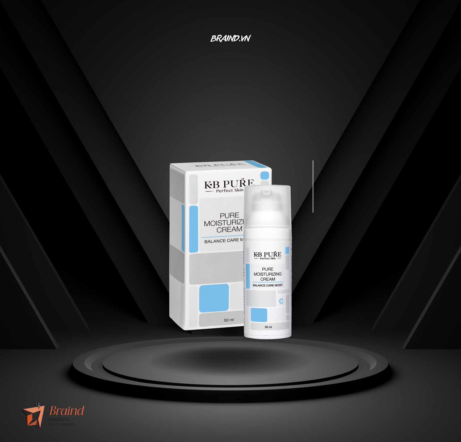 PURE MOISTURIZING CREAM KEM CÂN BẰNG VÀ DƯỠNG ẨM CHO DA CÓ VẤN Đ– Braind
