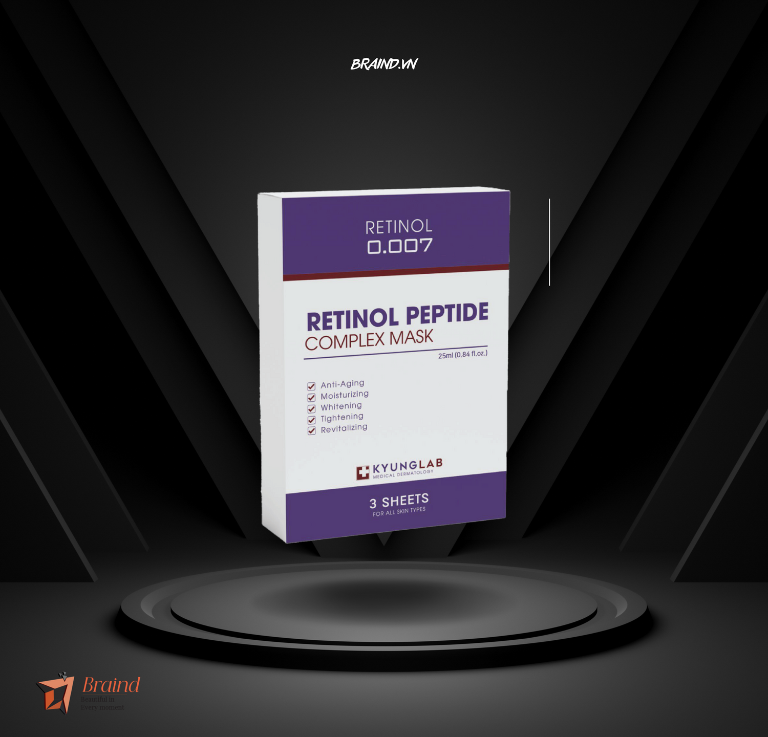 Kyunglab RETINOL PEPTIDE COMPLEX MASK– Braind