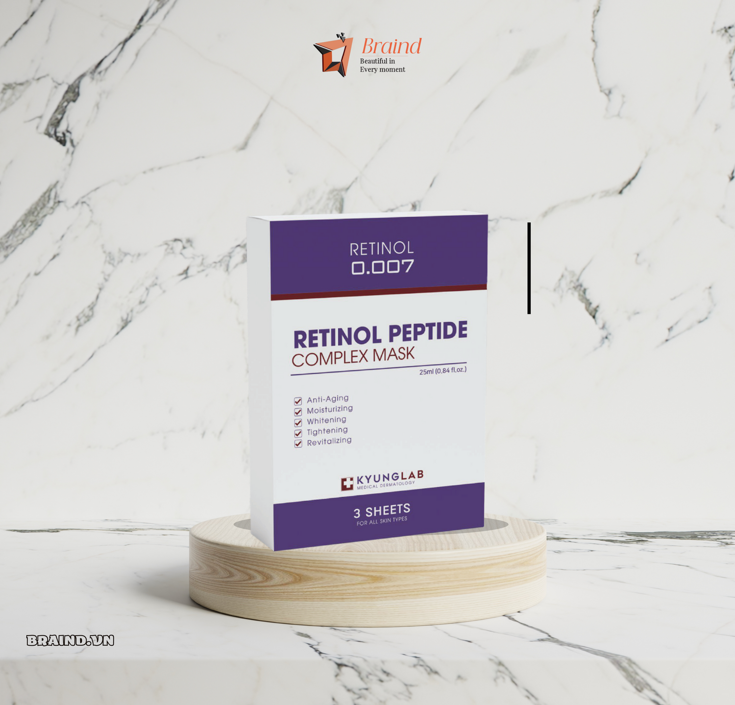 Kyunglab RETINOL PEPTIDE COMPLEX MASK– Braind