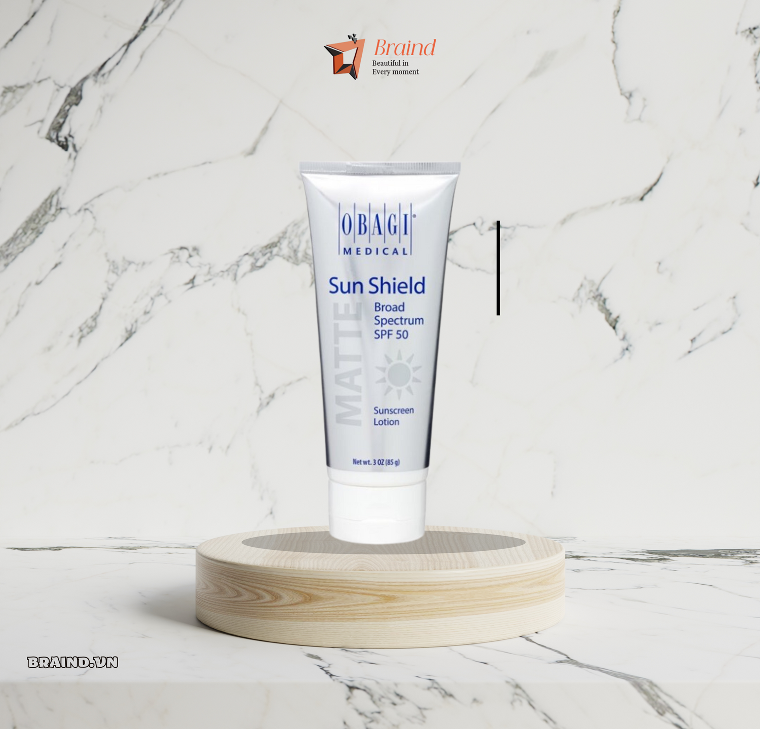 Obagi Sun Shield Matte Broad Spectrum SPF 50 Premium 85g– Braind