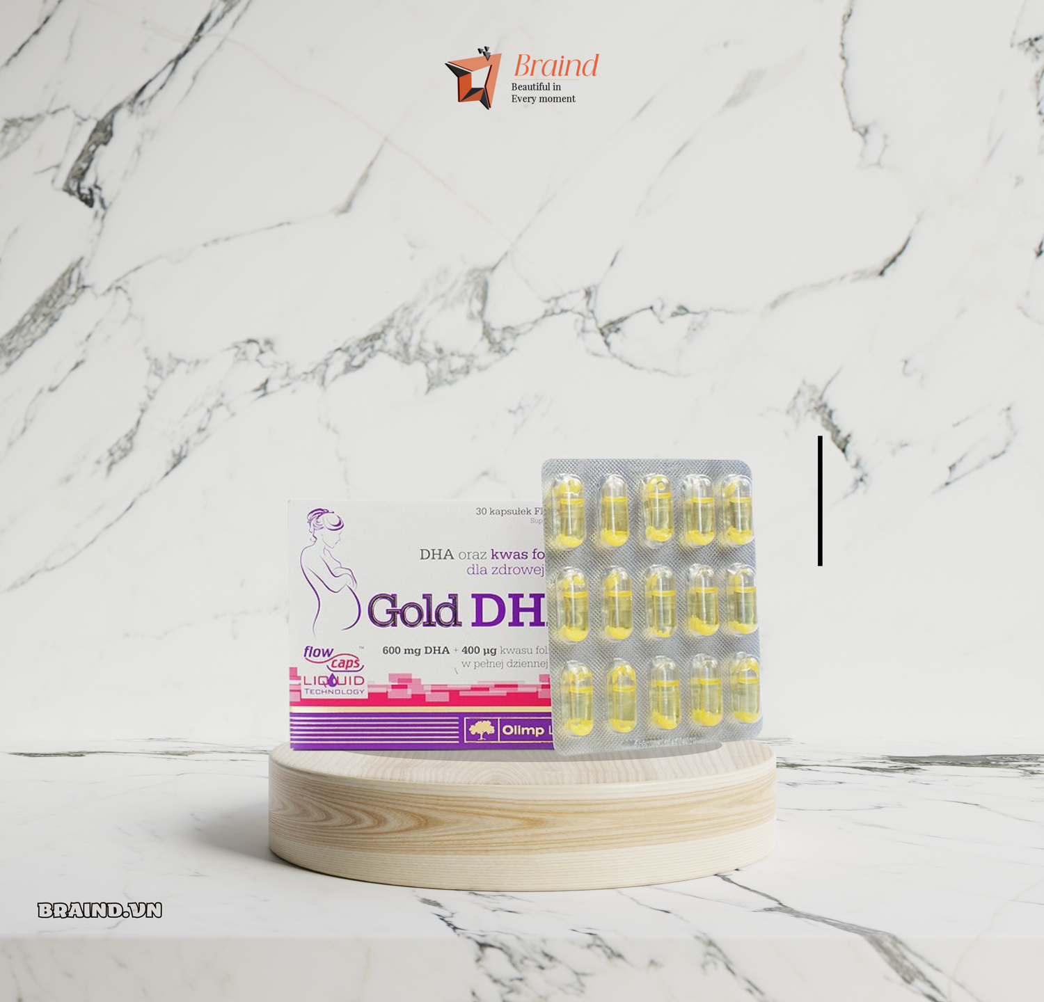 OLIMP LABS GOLD DHA - BỔ SUNG DHA VÀ ACID FOLIC CHO BÀ BẦU VÀ PHỤ NỮ S ...