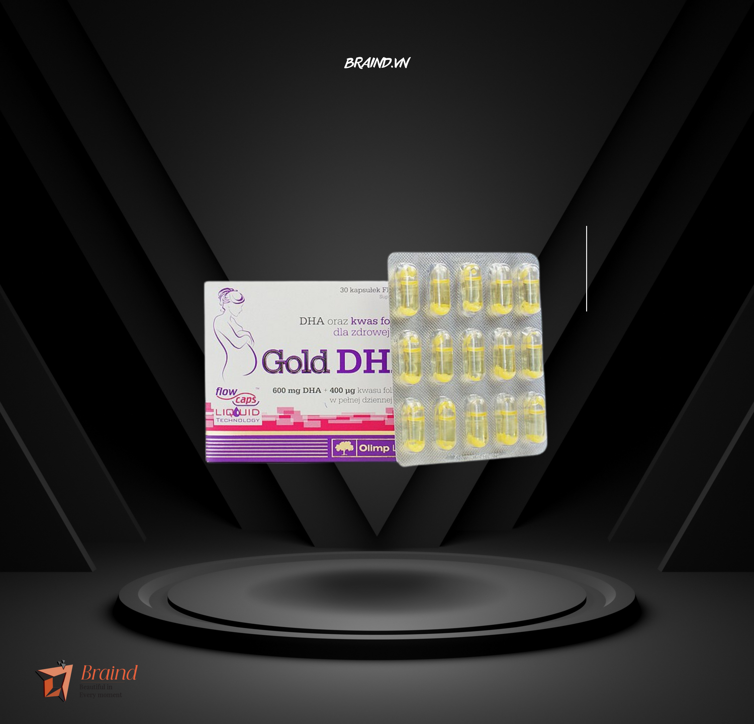 OLIMP LABS GOLD DHA - BỔ SUNG DHA VÀ ACID FOLIC CHO BÀ BẦU VÀ PHỤ NỮ S ...