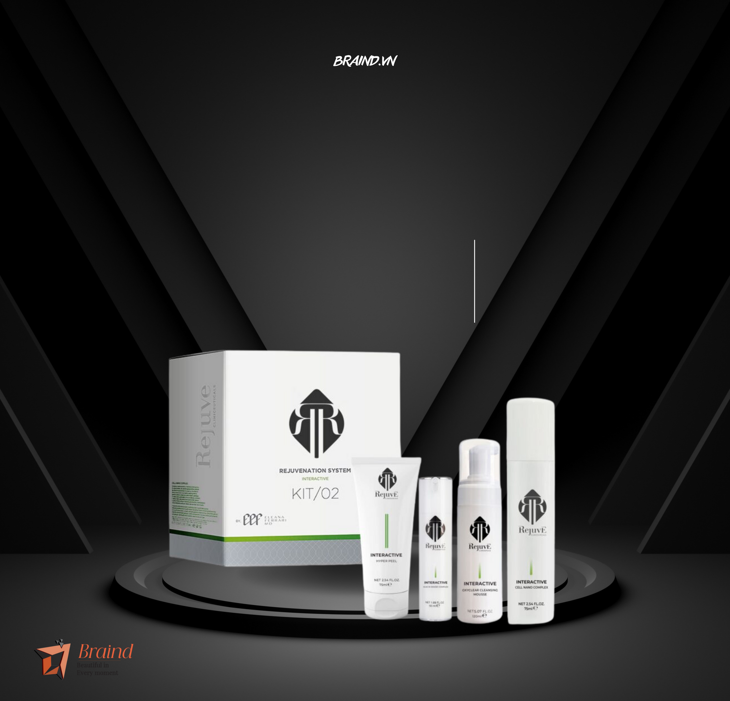 REJUVE INTERACTIVE Rejuvenation System - bộ sản phẩm trẻ hóa chuyên sâ ...