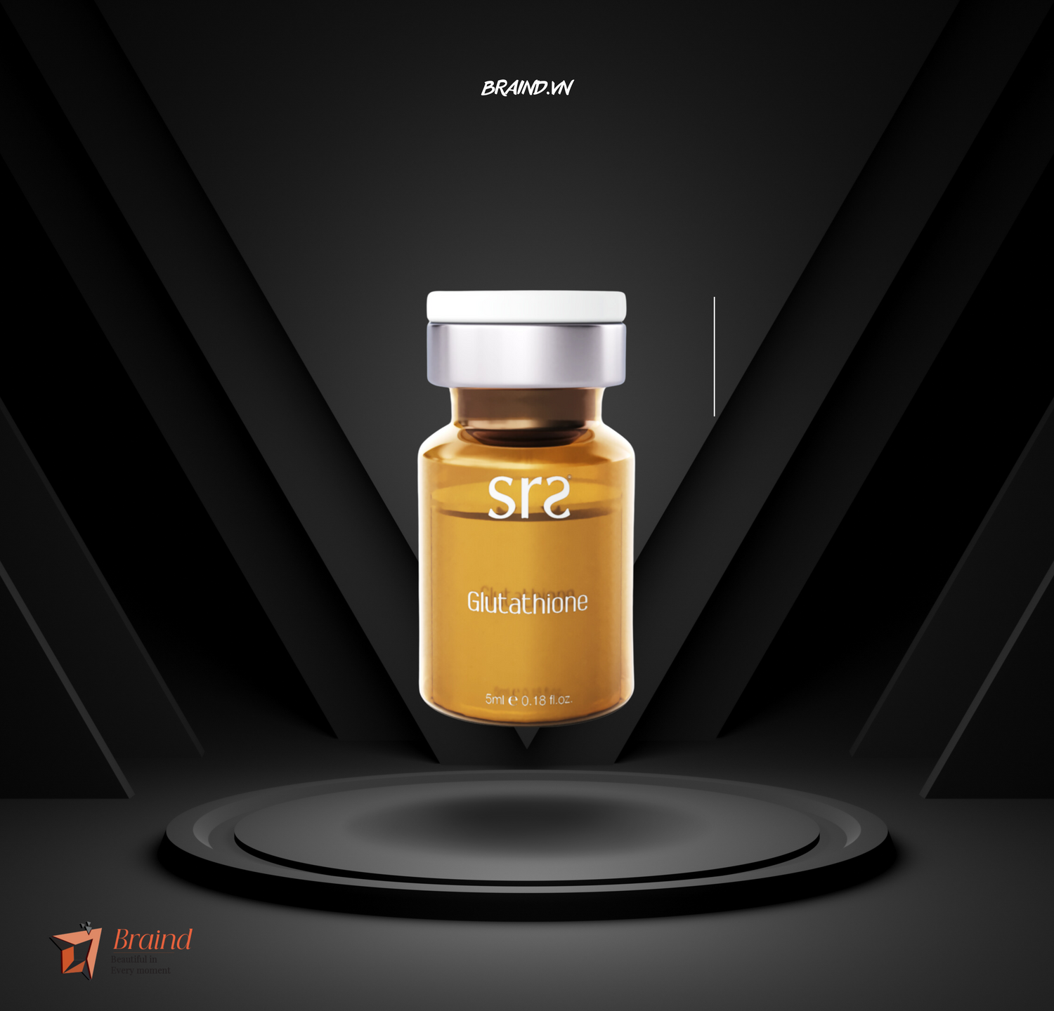 SRS Meso Therapy Dung dịch tiêm chống oxy hóa, sáng da SRS Glutathione ...