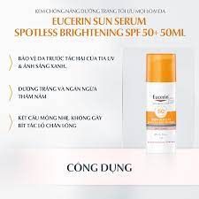 Kem Chống Nắng Eucerin Chứa Tinh Chất Sáng Da 50ml Sun Serum Spotless ...