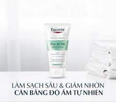 Sữa Rửa Mặt Eucerin Cho Da Mụn Và Nhờn Nhiều 50g Pro ACNE Solution– Braind