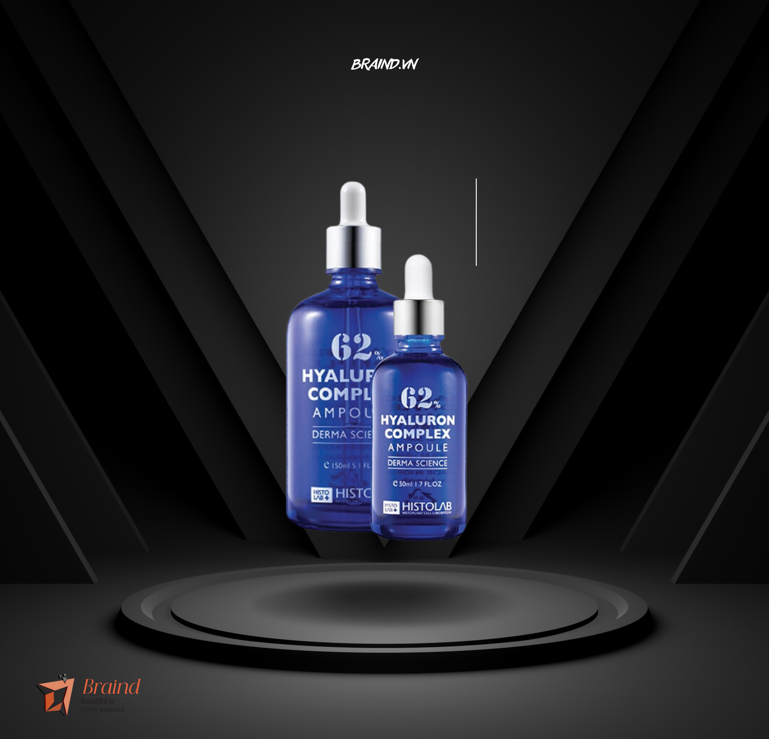 TINH CHẤT TẾ BÀO GỐC TRẺ HÓA DA HISTOLAB 50% EGF COMPLEX AMPOULE 150M– Braind