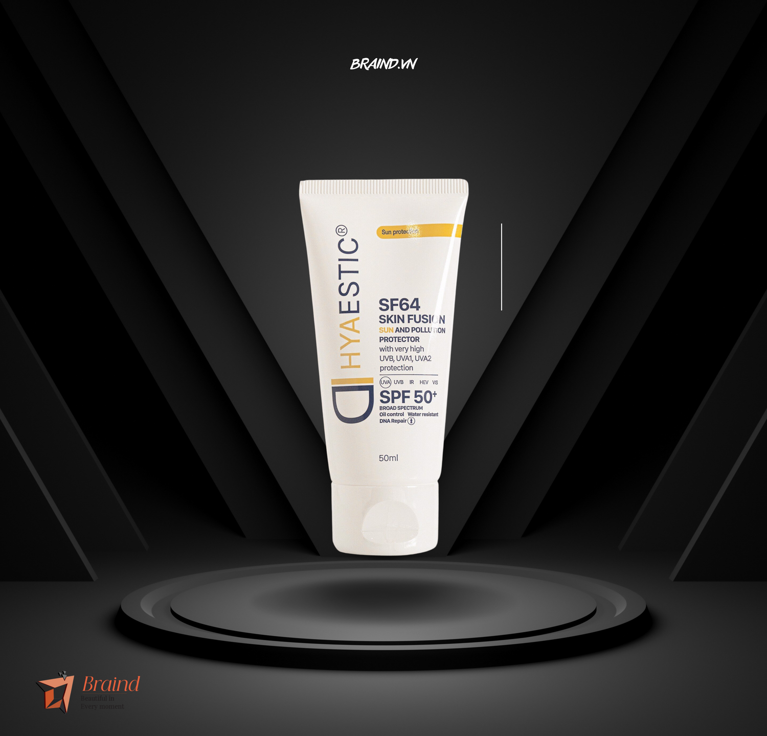 KCN bảo vệ tối đa Hyaestic Skin Fusion SF64 Sun And Pollution Prote– Braind