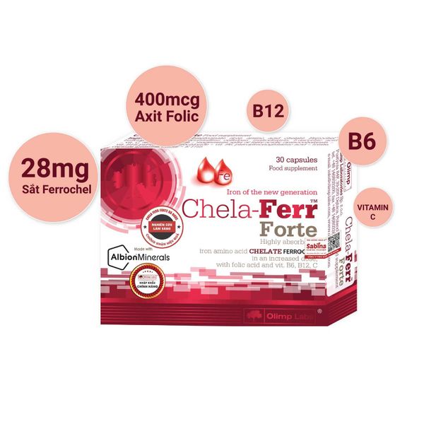 CHELA-FERR FORTE - BỔ SUNG SẮT– Braind