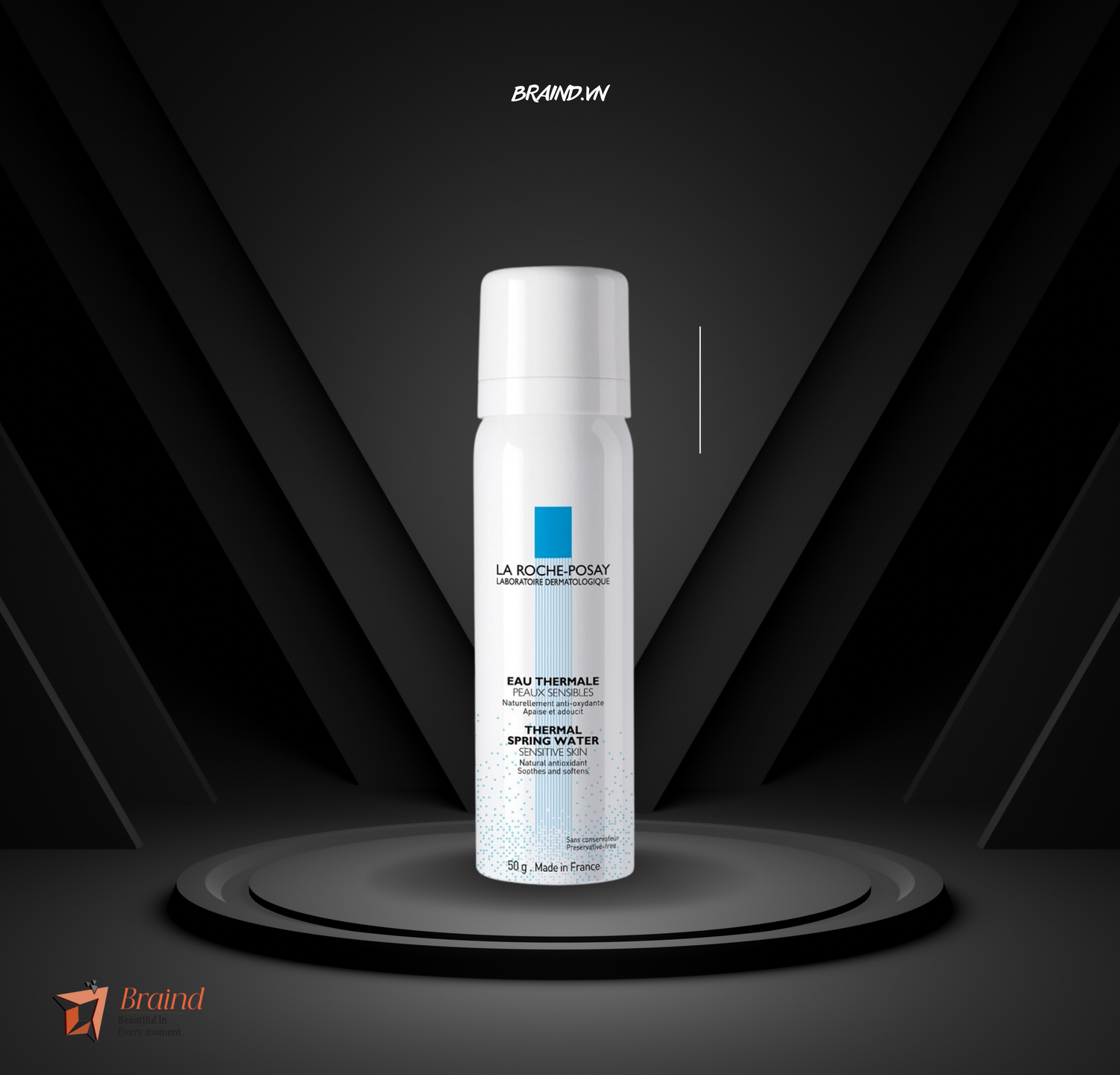 Xịt Khoáng La Roche-Posay Thermal Spring Water sensitive skin 50g_– Braind