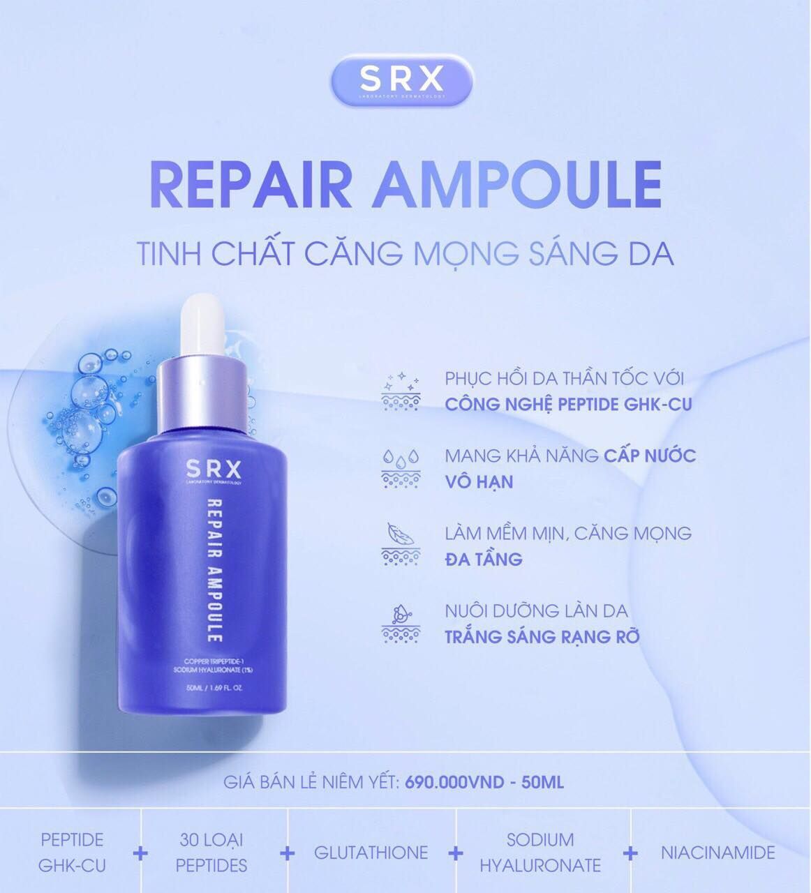 Serum HA repair ampoule SRX– Braind