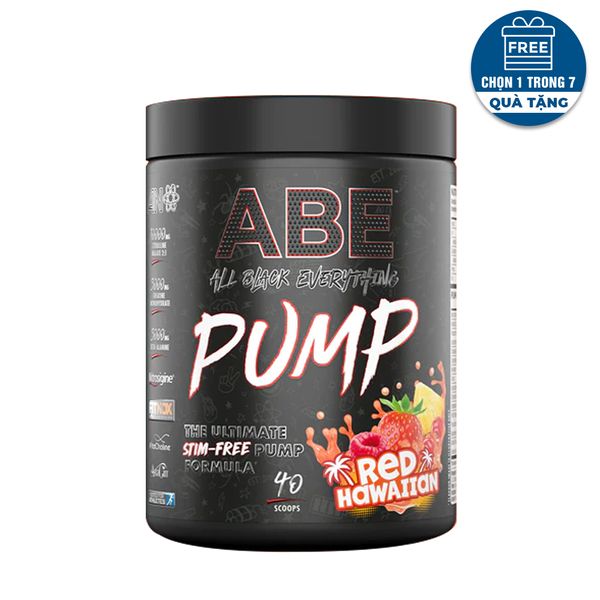 Không Caffenie Applied Nutrition ABE PUMP - ZERO STIM PRE-WORKOUT 500G