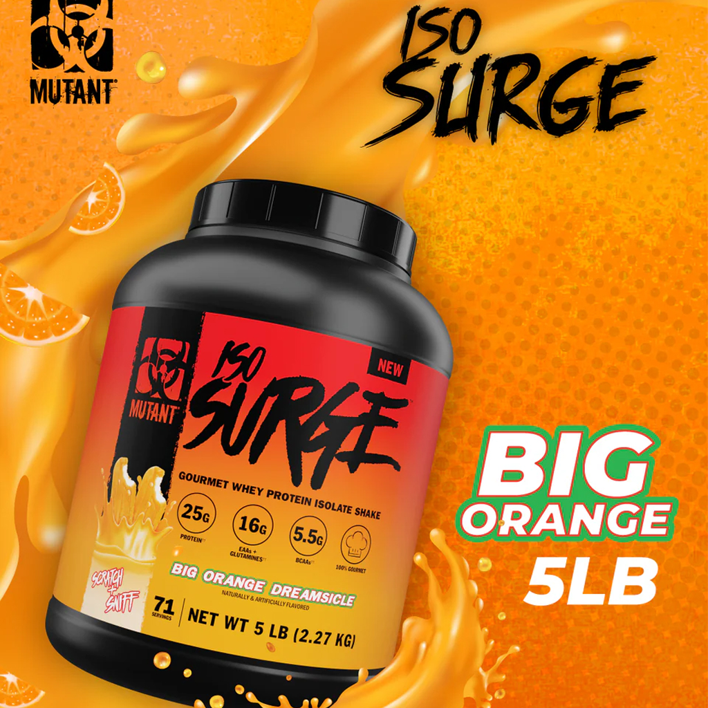 Whey Mutant ISO Surge Protein 5 Lbs - Hỗ trợ phục hồi, tăng cơ