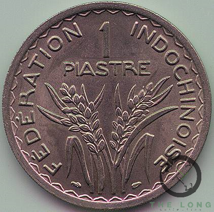 Xu 1 Piastre Indochine - ( 1946 - 1947 ) Nickel - XXVN DD – The Long ...