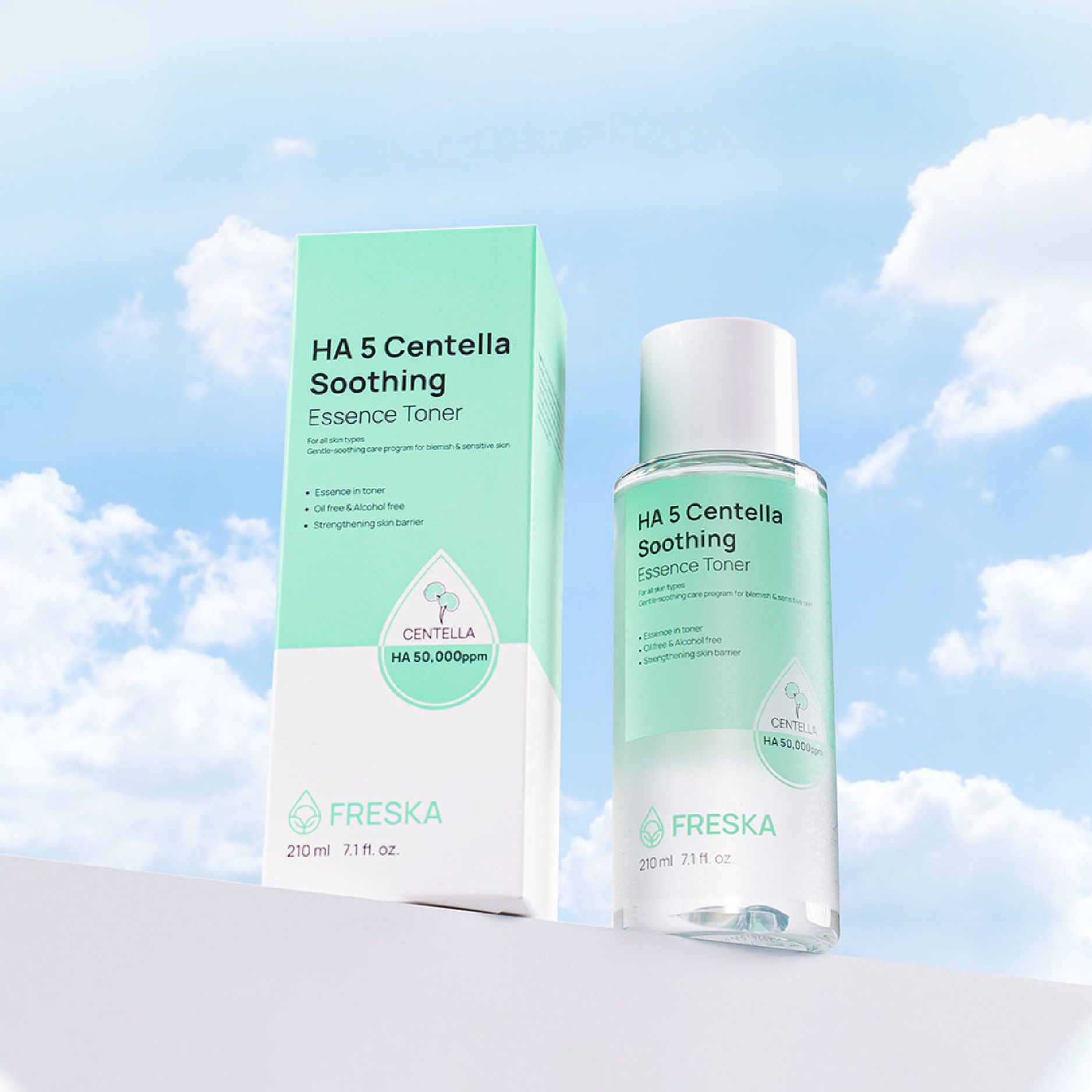 Nước hoa hồng cấp ẩm, dịu da HA 5 Centella Soothing Essence Toner 210m ...