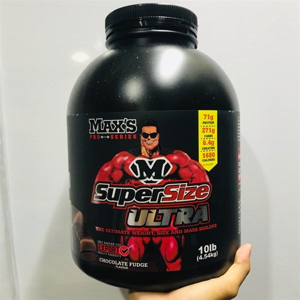 MAX'S SUPER SIZE ULTRA 10LBS 4.5KG – GymWhey Shop
