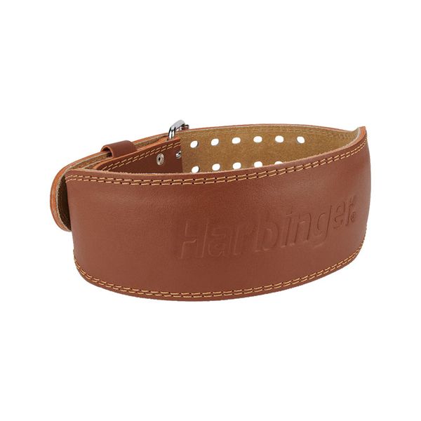HARBINGER PADDED LEATHER 4 INCHS BROWN – GymWhey Shop