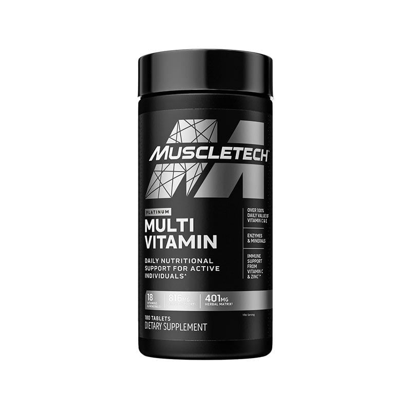 MUSCLETECH PLATINUM MULTI VITAMIN 180 VIÊN – GymWhey Shop