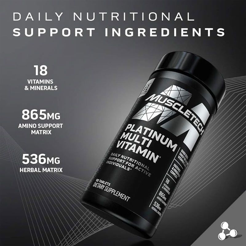 MUSCLETECH PLATINUM MULTI VITAMIN 180 VIÊN – GymWhey Shop