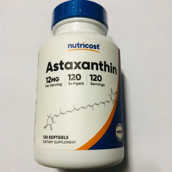 NUTRICOST ASTAXANTHIN 12MG 120 VIÊN (Sf Lỗi) – GymWhey Shop