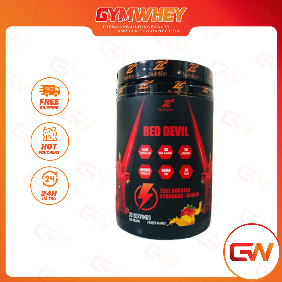 Z Nutrition Red Devil 450 Gram – Prozen Mango – GymWhey Shop