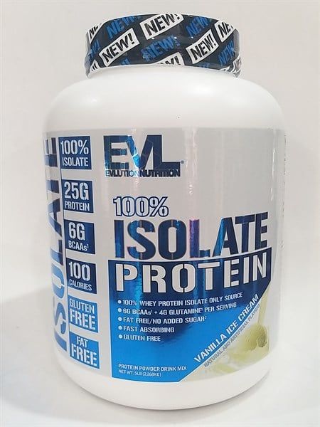 EVL 100% ISOLATE WHEY 5LBS 2.3KG – GymWhey Shop