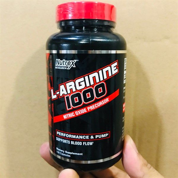 NUTREX L-ARGININE 1000 120 VIÊN (Sf Lỗi) – GymWhey Shop