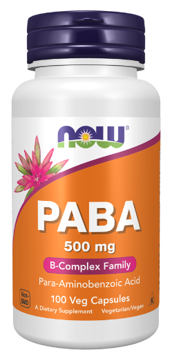 NOW PABA 500MG 100 VIÊN NHỘNG – GymWhey Shop