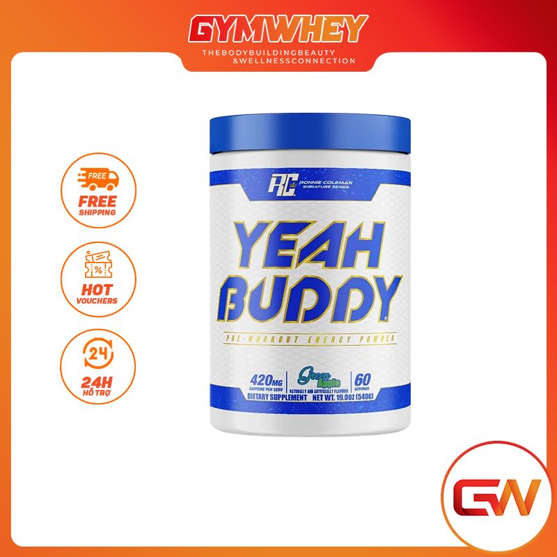 RONNIE COLEMAN YEAH BUDDY PRE WORKOUT 60SER – GymWhey Shop