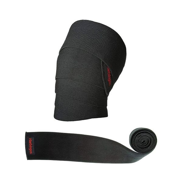 Harbinger power knee wraps 72 inchs (46700) black – GymWhey Shop