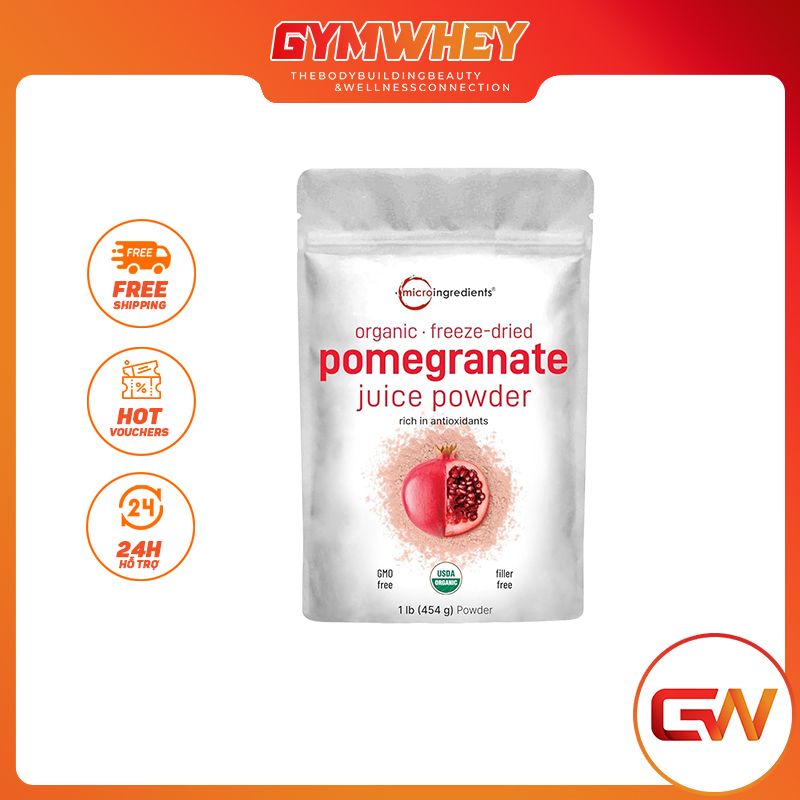 MICROINGREDIENTS ORGANIC FREEZE-DRIED POMEGRANATE JUICE POWDER 454GRAM ...