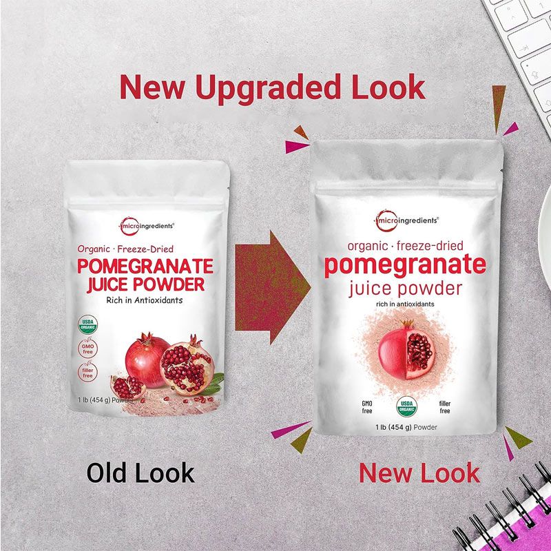 MICROINGREDIENTS ORGANIC FREEZE-DRIED POMEGRANATE JUICE POWDER 454GRAM ...
