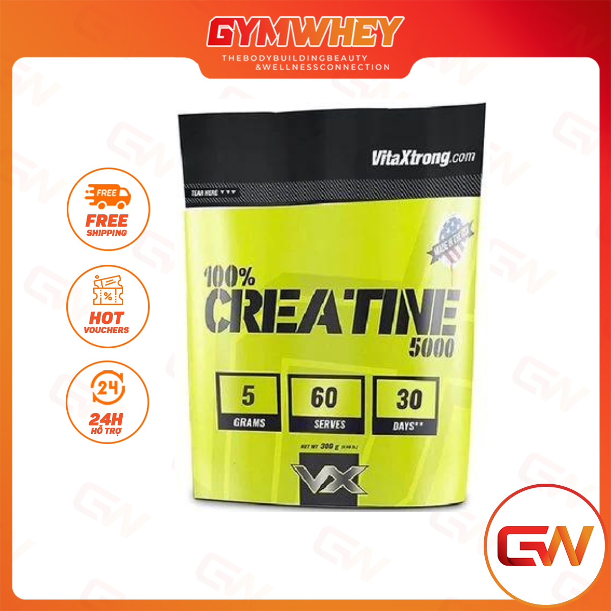 Vitaxtrong Creatine 500gram – Unflavored – GymWhey Shop